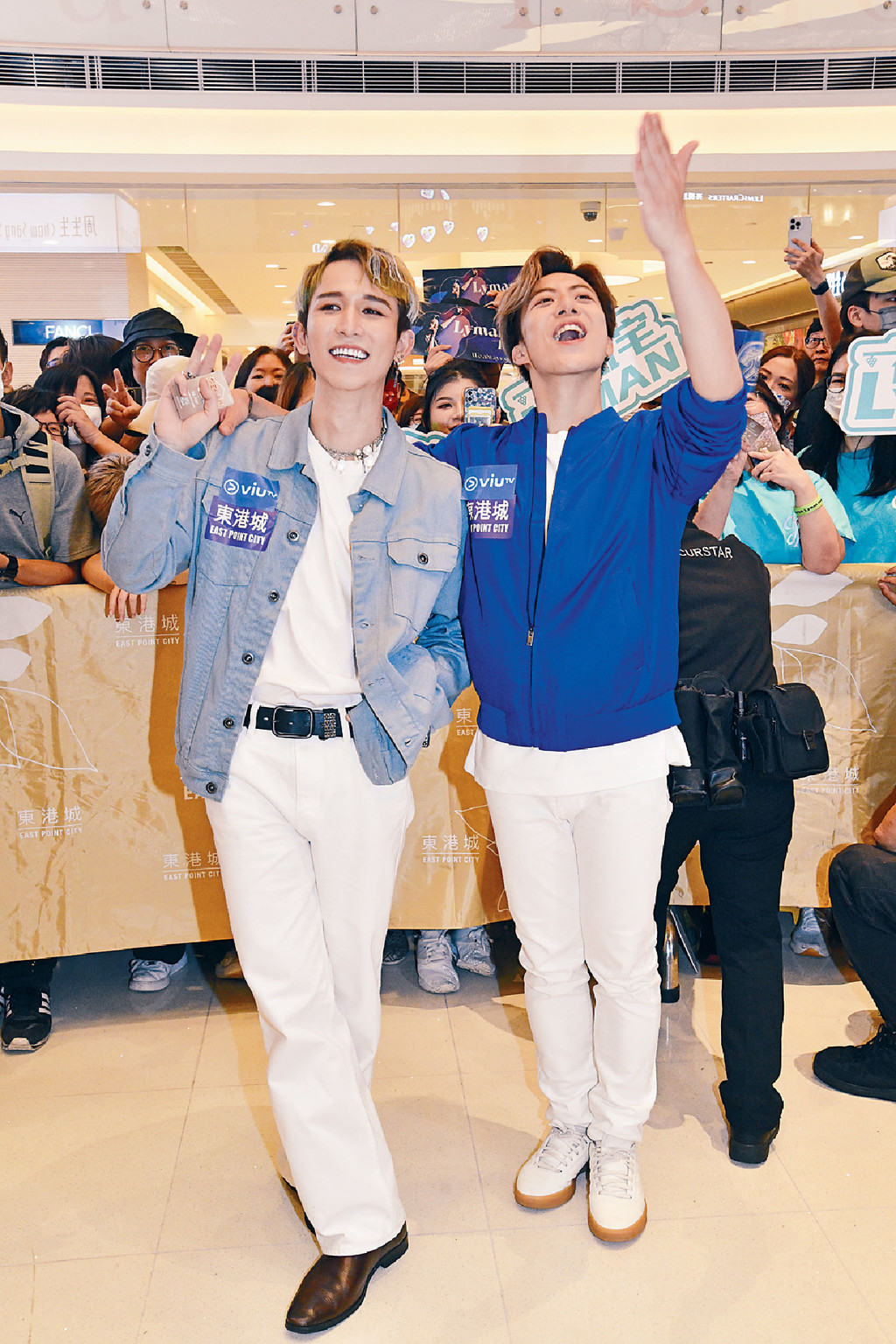 《全民V》10強首見粉絲逼爆商場 人氣王Lyman認壓力大 親生仔KC受寵若驚