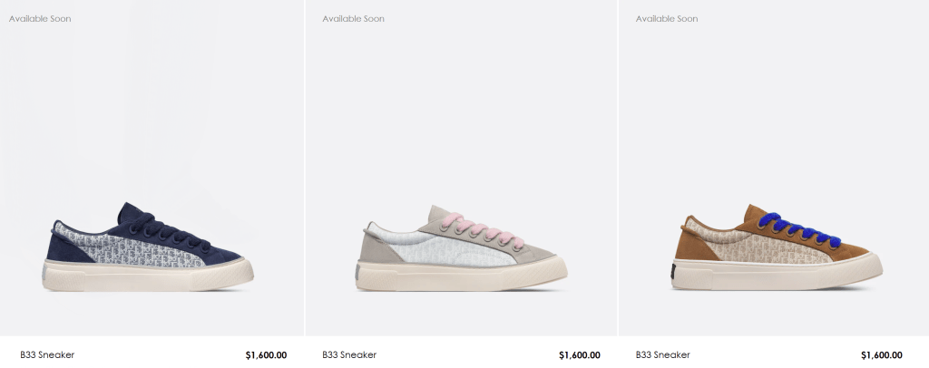 區塊鏈即時｜Dior推出全新男鞋系列 配備NFC芯片和「Digital Twin」NFT