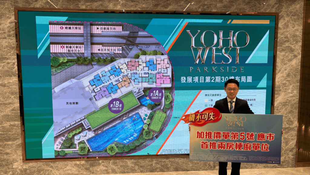 YOHO WEST PARKSIDE每呎1.13萬周內限量發售