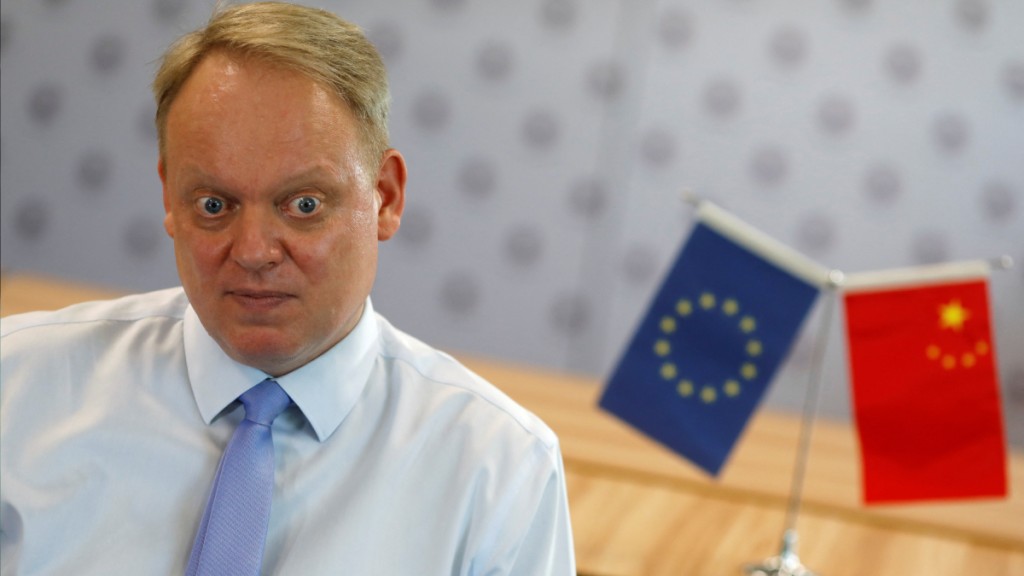 歐盟商會：在華企業面臨風險