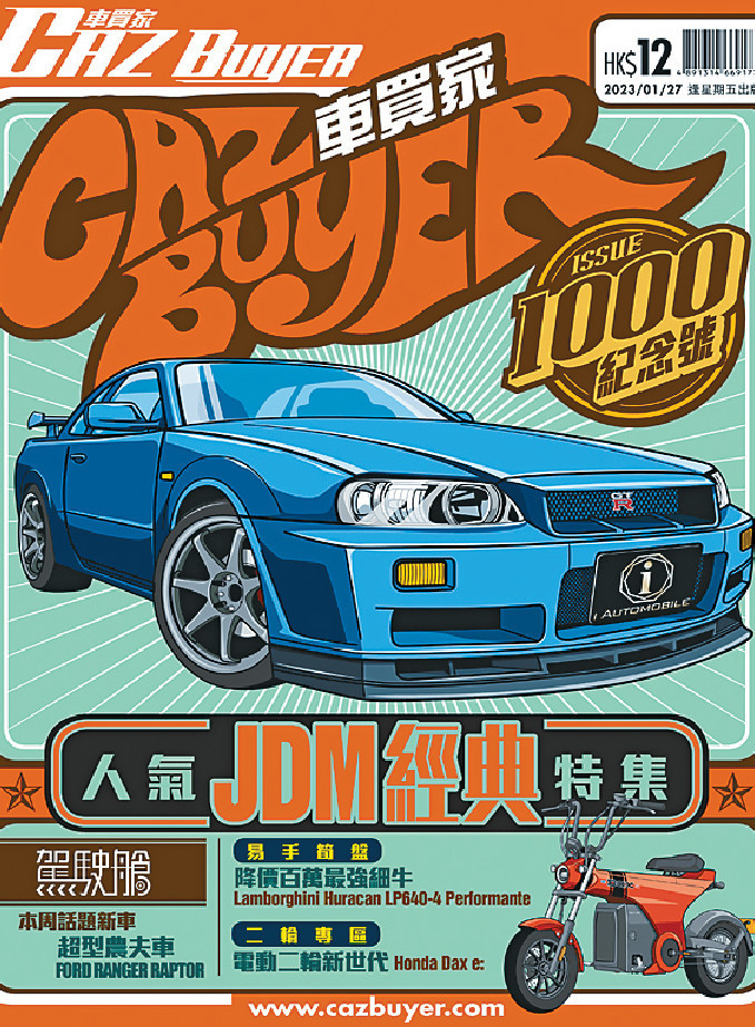 KellyChu - CazBuyer 1000期 神級JDM晒冷齊慶賀｜Executive日記