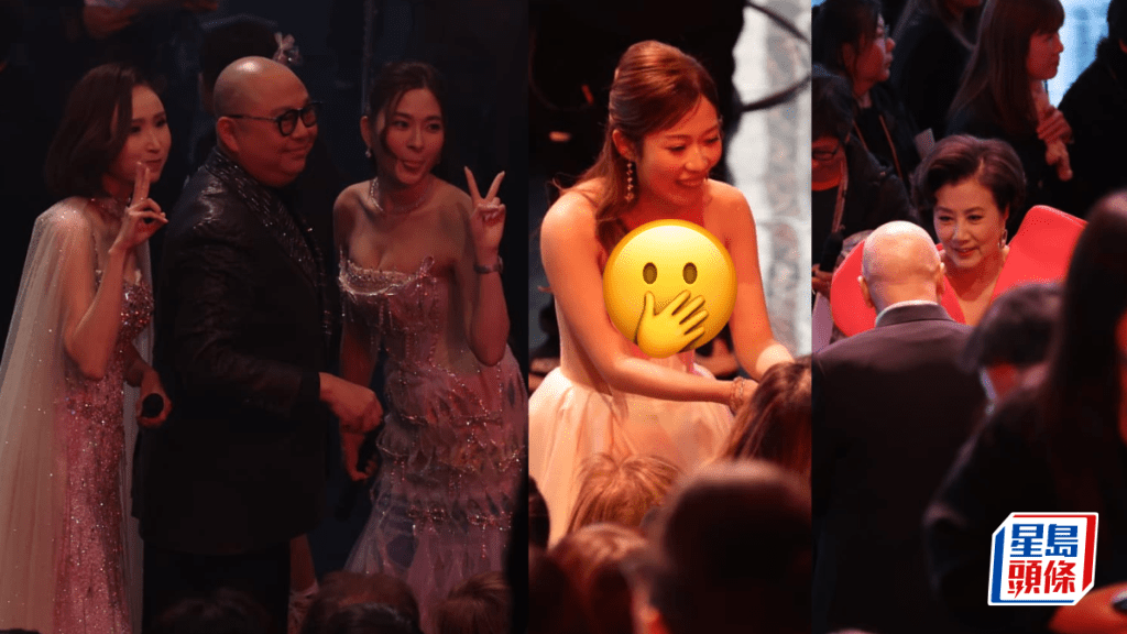 TVB台慶2025丨鏡頭後精彩畫面逐格睇 波波上圍「搖搖欲墜」徘徊觀眾席 汪明荃與大人物多交流