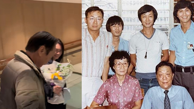 80岁许冠武现身《破‧地狱》庆功宴贺大哥许冠文 与热情途人打招呼 反应证身体好