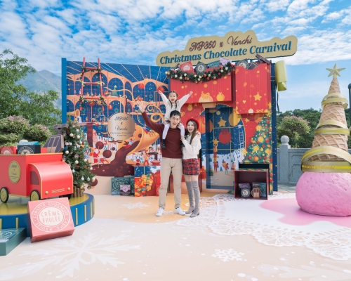 昂坪市集倒轉Venchi雪糕筒變聖誕樹 小童坐纜車有6折