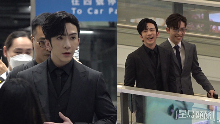 社內相親丨「登神CP」凌晨現身機場拍劇 Anson Lo鏡前型仔鏡後動靜萌爆