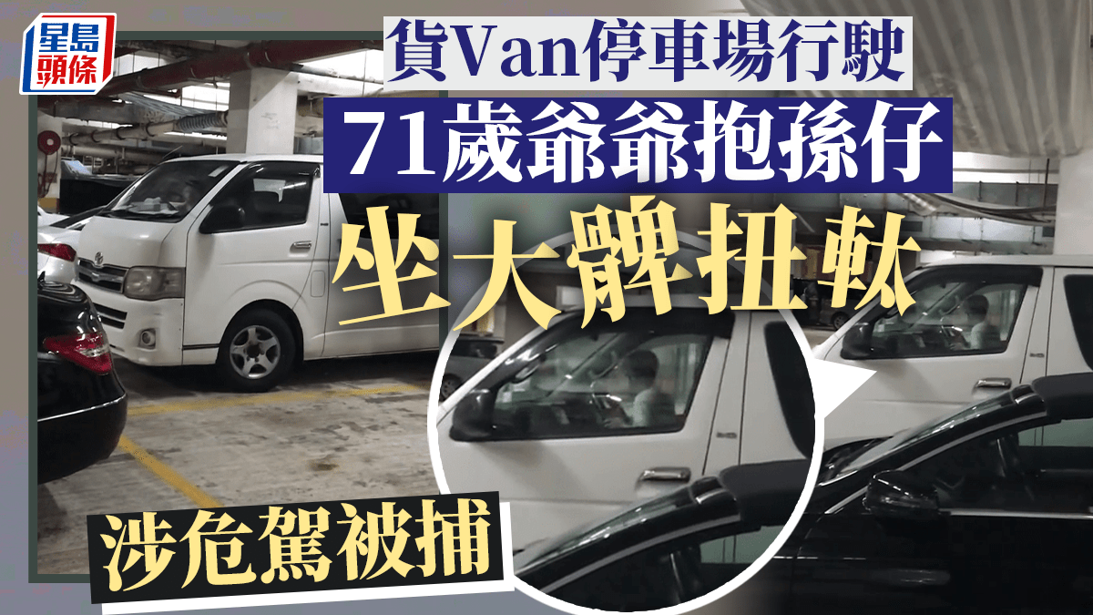 貨van停車場行駛孫仔坐大髀扭軚 71歲爺爺涉危駕被捕