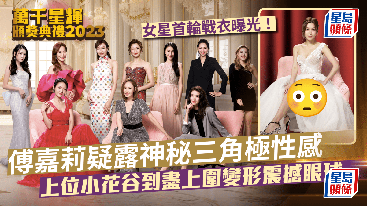 TVB萬千星輝頒獎禮2023｜官方場刊照曝光！區明妙胸部變形震撼眼球 李佳芯造型揭疑放棄爭獎