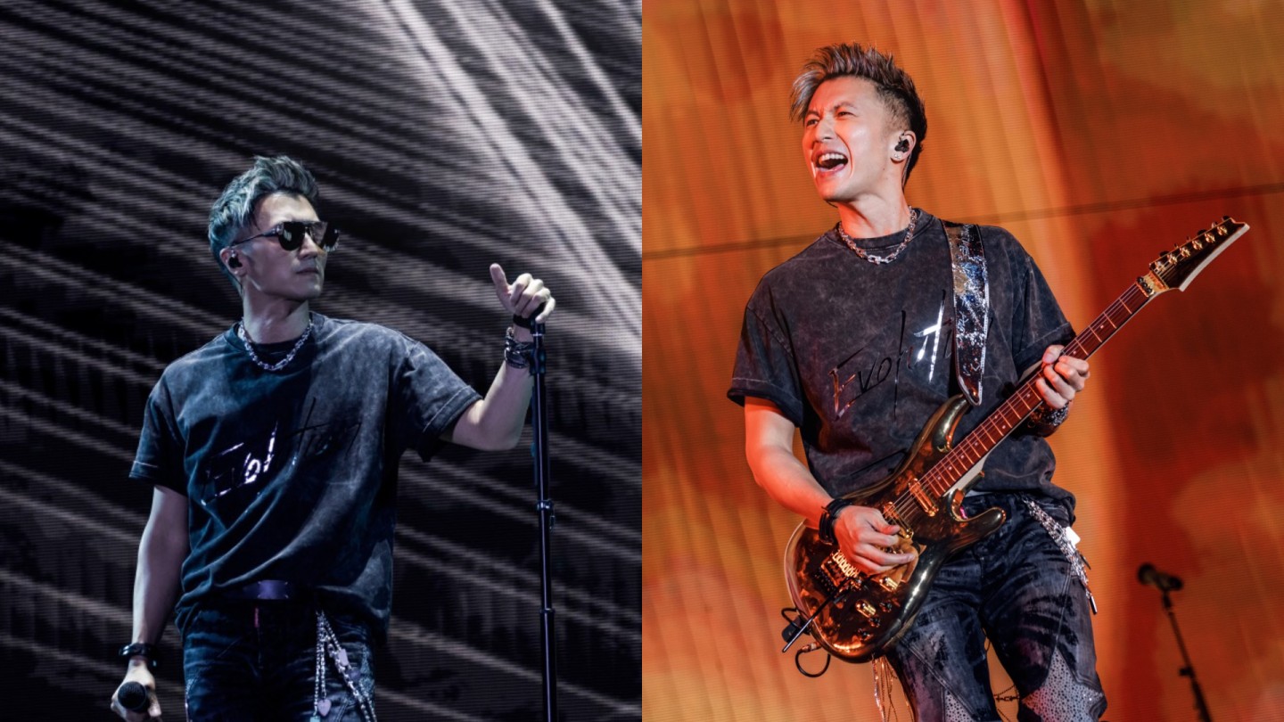 謝霆鋒演唱會2025｜兩子表現反差成焦點 Lucas被女粉絲包圍架勢從容 Quintus天然呆萌爆全場