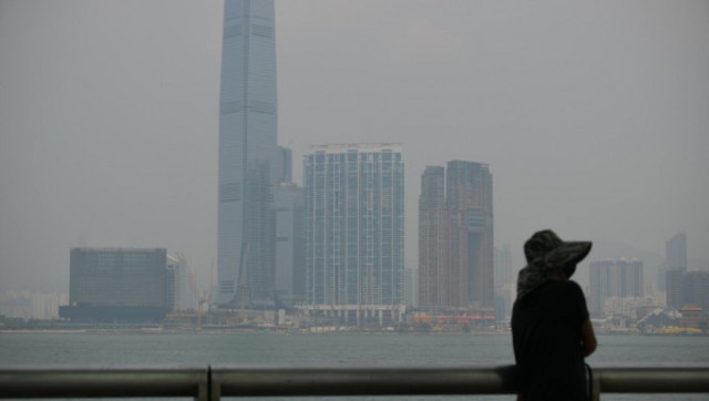 南區傍晚6時空氣污染爆錶錄得10+ 環保署料4.16污染水平仍會較高